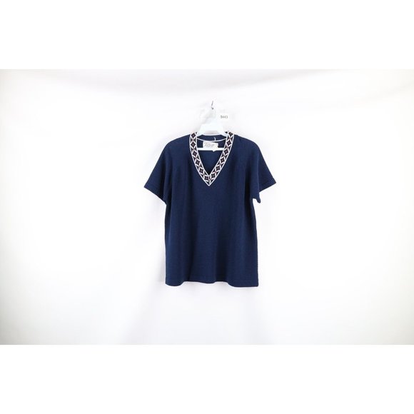 Vintage | Tops | Vintage 7s Mcm Mid Century Modern Womens 42 Flower ...